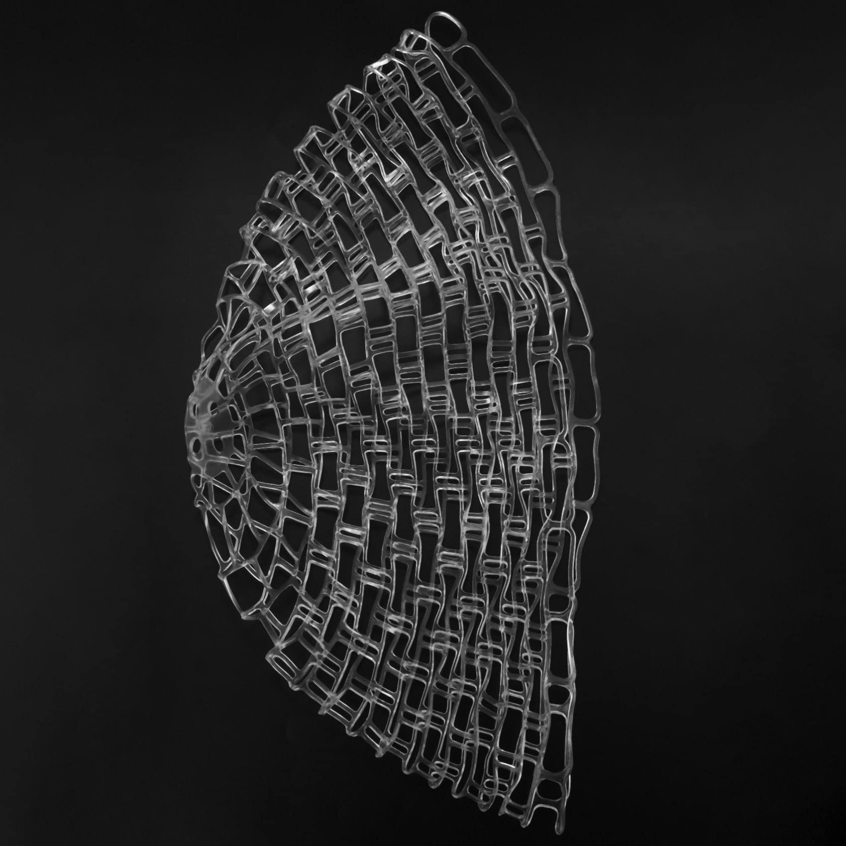 QONIA 47 Inch Clear Rubber Replacement Net Replacement Bag for Fly Fishing Landing Net Fishing Tackles