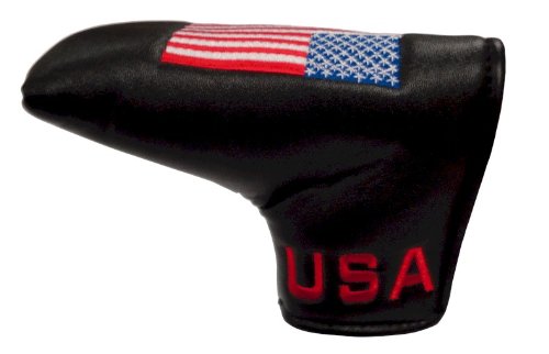 JP Lann USA Stars & Stripes Flag Blade/Anser Style Putter Headcover