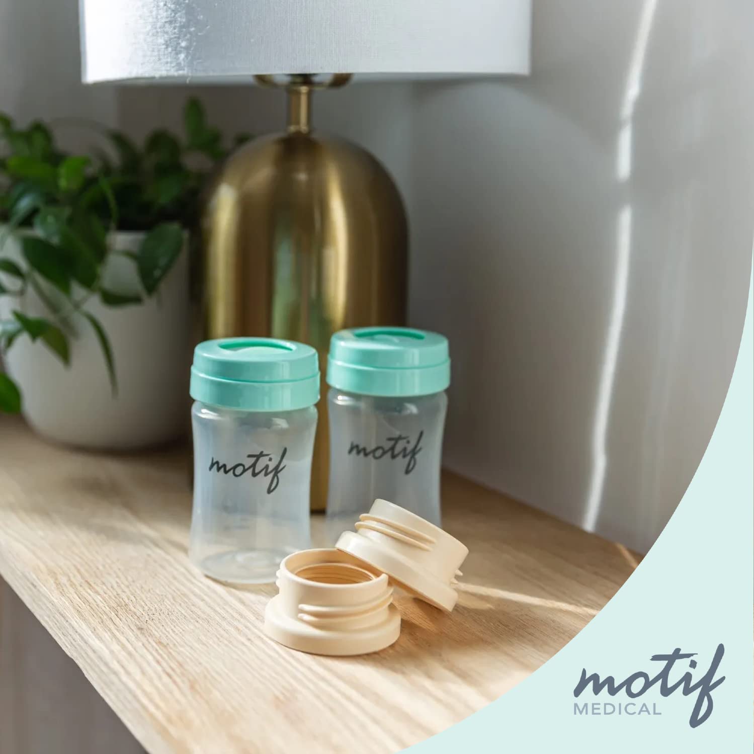 Motif Medical, Narrow Neck Breast Pump Bottle Converter, Suitable for Motif, Spectra, Ameda
