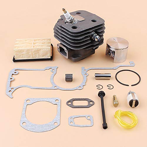 Laliva tools - 52MM NIKASIL Cylinder Piston Air Filter Gaskets Kit For HUSQVARNA 268 272 272XP 272K Chainsaw Parts with Decompression Valve