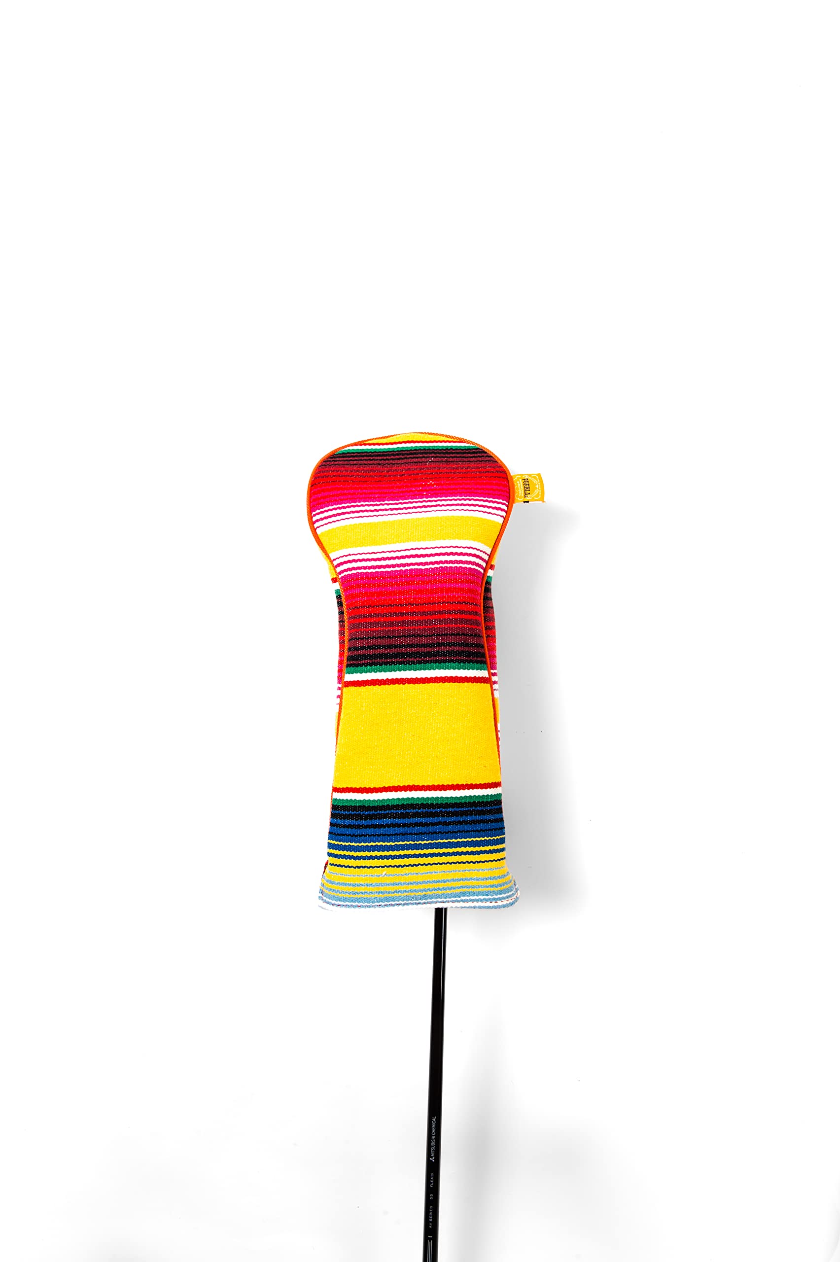 Puebla Serape Driver Cover - Yellow