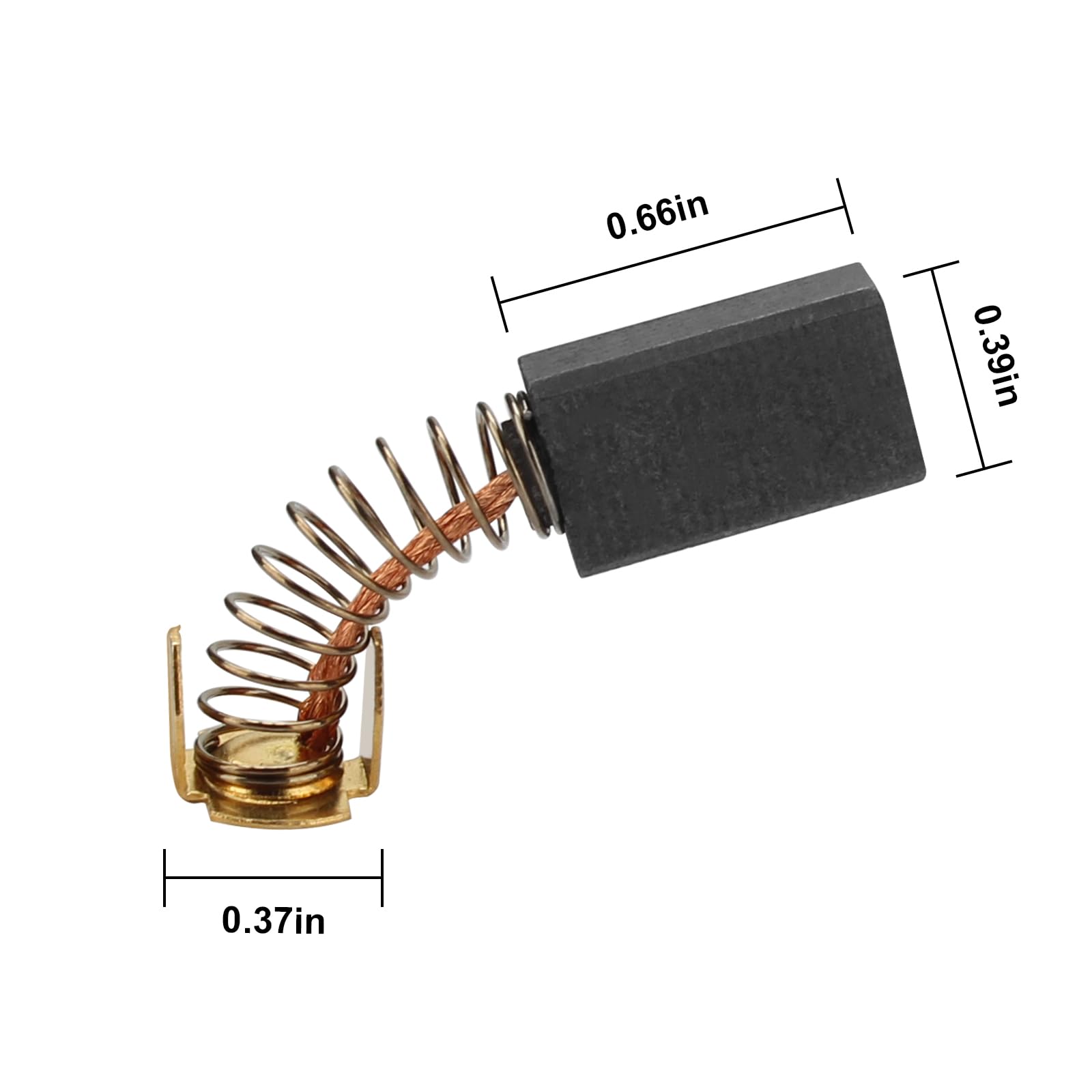 LanKstet Carbon Motor Brush 089006017092(2 pcs) Fits for Ridgid Ryobi Tile/Miter Saw Motor Brush R4040 TS1344 TS1345