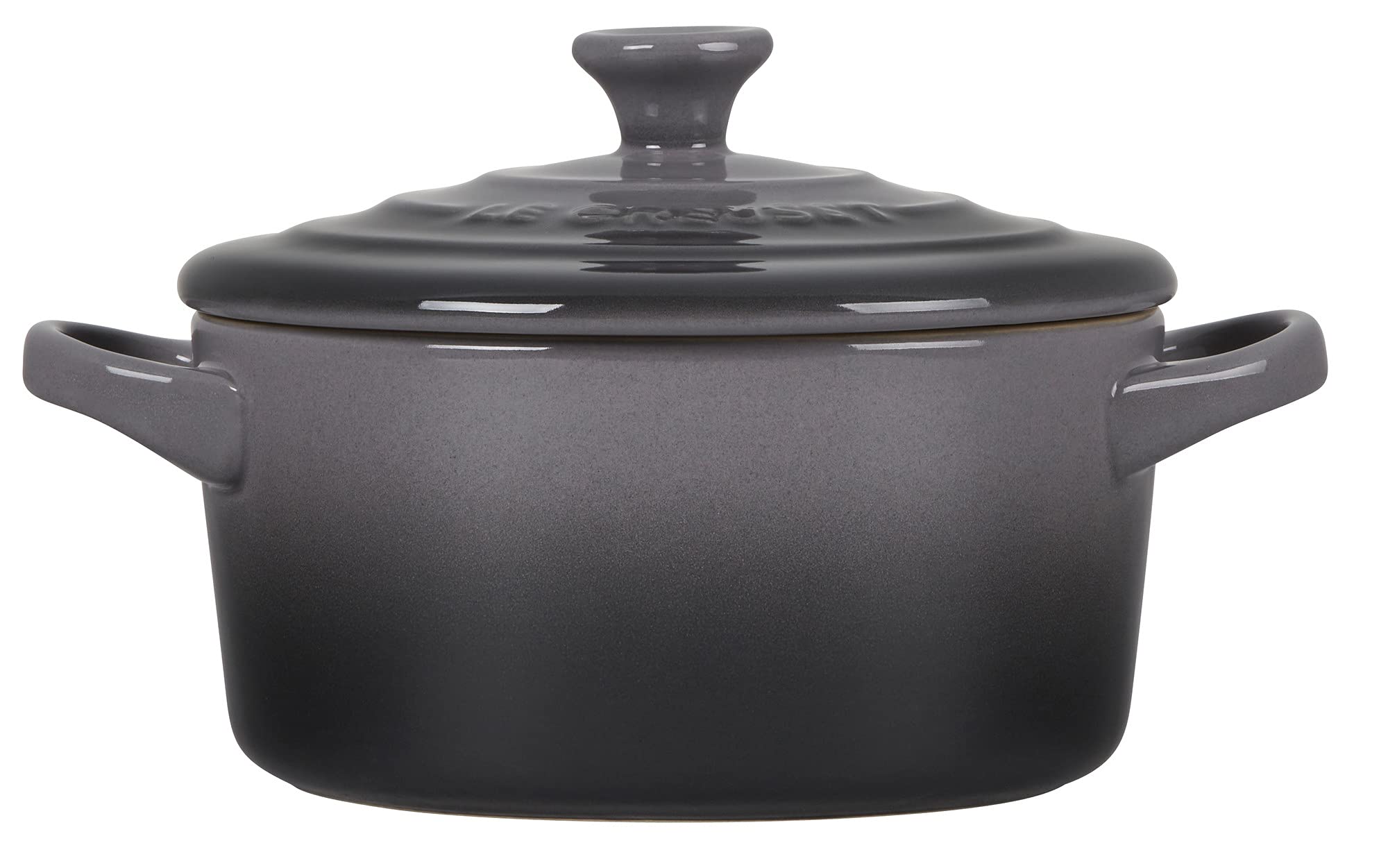 Le Creuset Stoneware Mini Round Cocotte, 14 oz., Oyster