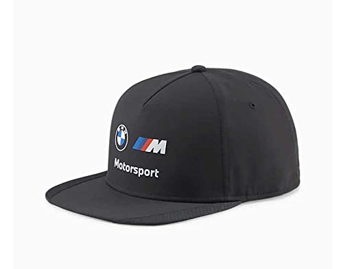 PUMA BMW M Motorsport Black Flat Brim Hat