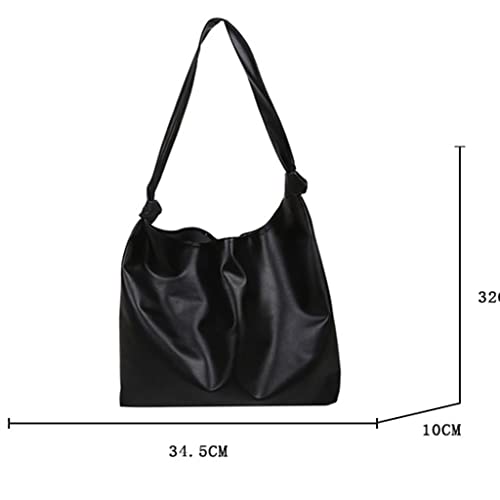 n/a Bag Female Retro Armpit Large Capacity Summer Simple Handbag Shoulder Messenger Dumpling Bag Female Tote Bag (Color : A, Size : 34.5 * 10 * 32CM)
