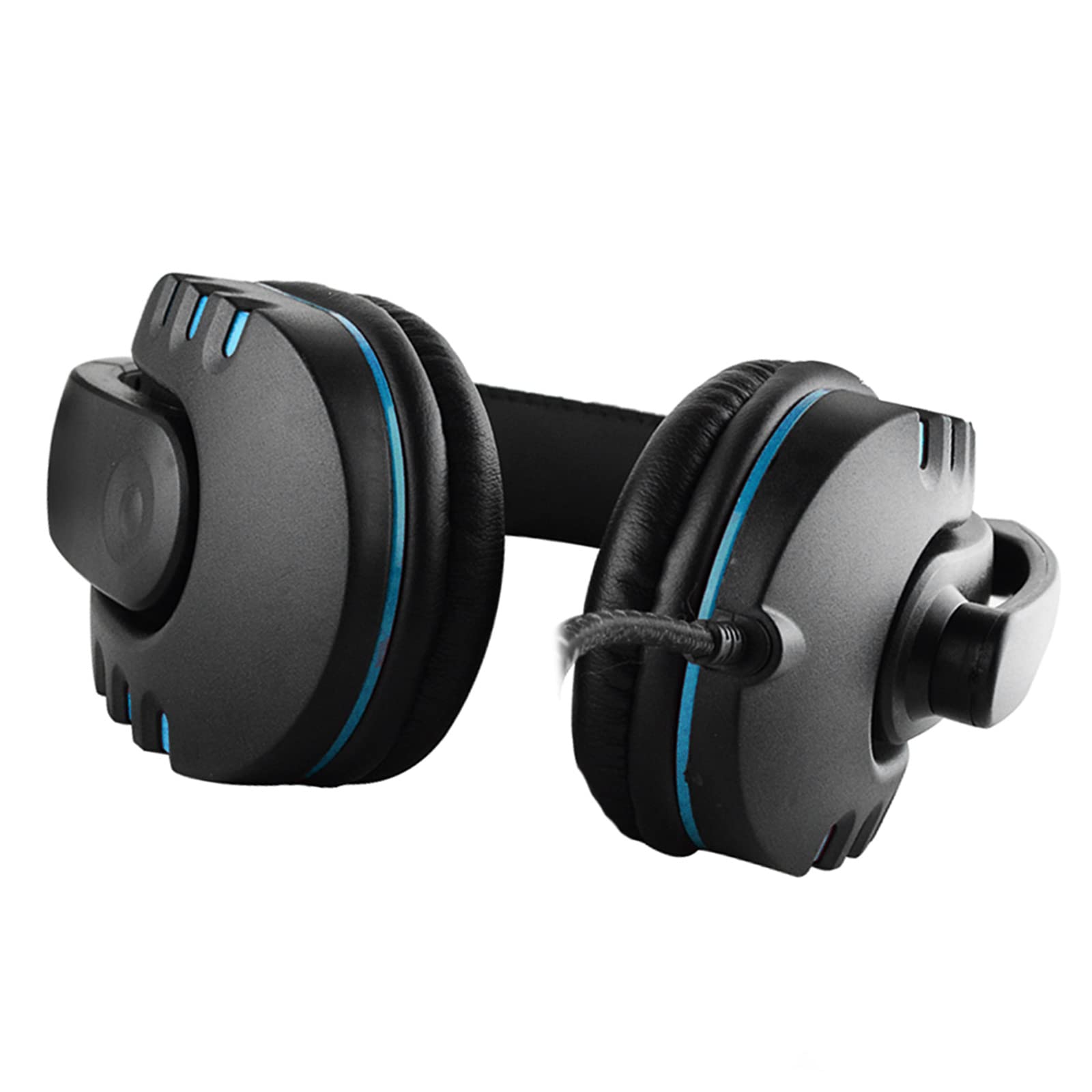 QUZHI 3.5mm Wired Gaming Headphones Over Ear Game Headset Noise Canceling Earphone with Microphone Volume Control for PC Laptop Smart Phone