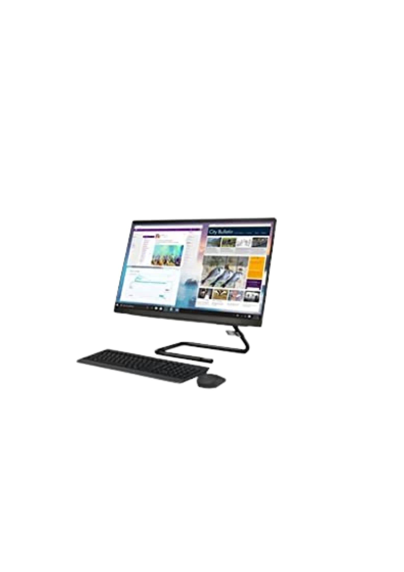 LENOVO F0ER0000US ideacentre A340-24ICK 23.8" FHD Touchscreen i3-9100T 3.1GHz 8GB RAM 256GB SSD Win 10 Home Black