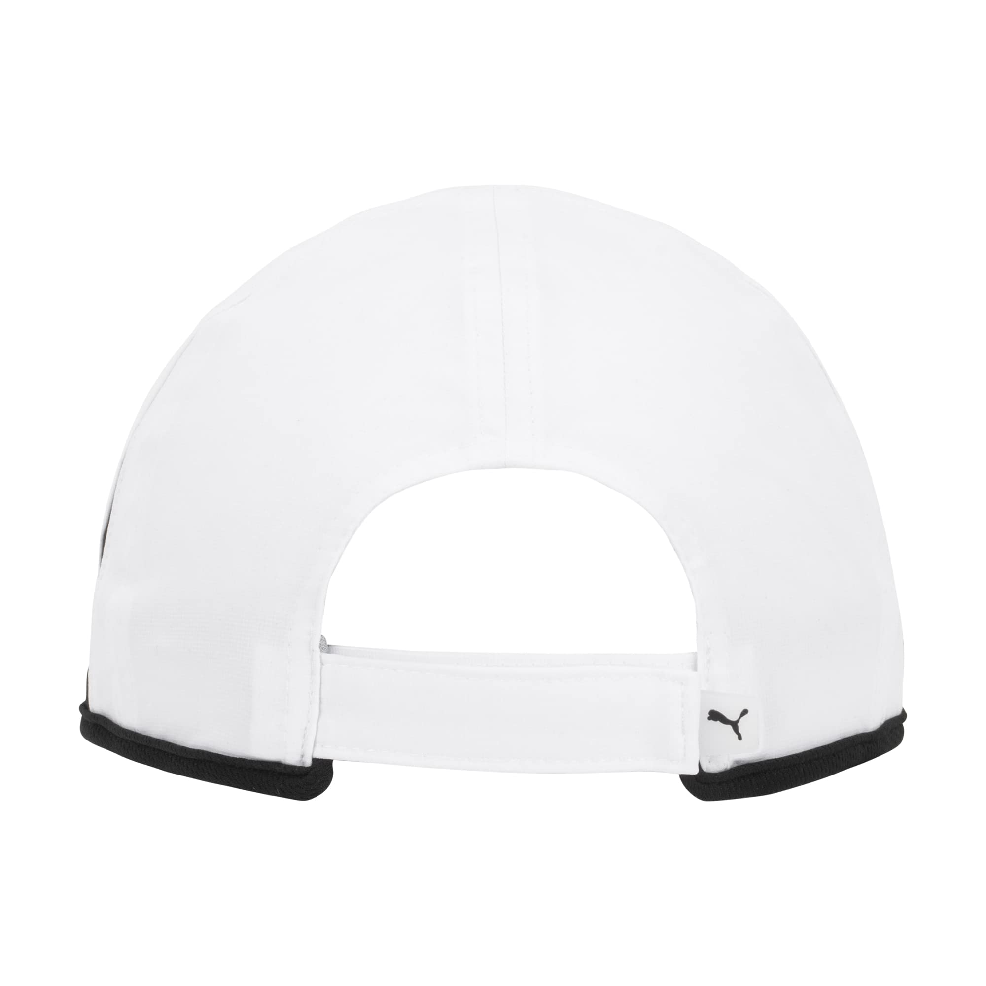 PUMA Unisex Everyday Performance Adjustable Strapback Baseball Hat (White/Black)