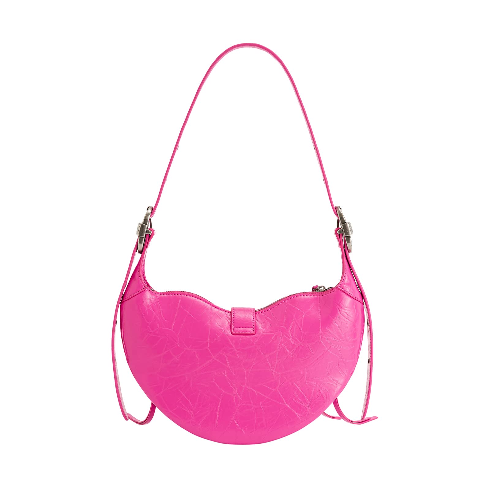 JW PEI Women's Tessa Crushed Shoulder Bag - Bright Pink