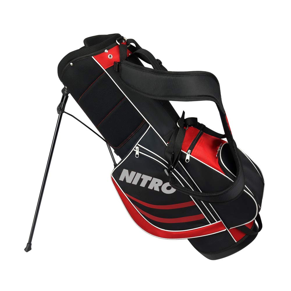 Nitro Blaster Golf Set Graphite Mens Pro Left Handed, Silver