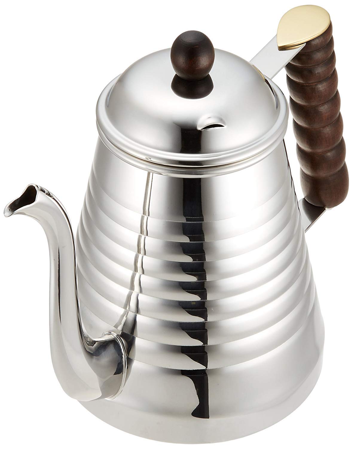 Kalita Wave 1L Stainless Steel Drip Kettle, Pot, Silver