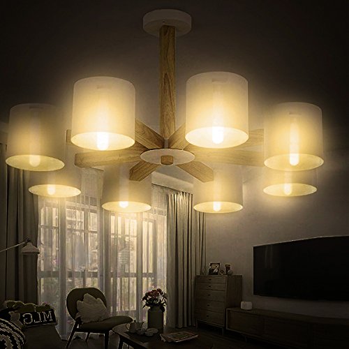 Leadleds Beautiful Edison Bulb Dimmable with Long Filament LED, T10 Tubular E26 Medium Base 60 Watt Incandescent Bulb Equivalent 3000K Warm White
