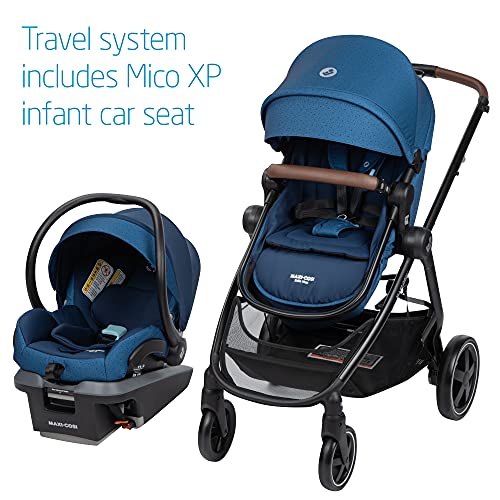 Maxi-Cosi Zelia™_Max 5-in-1 Modular Travel System, Tetra Blue