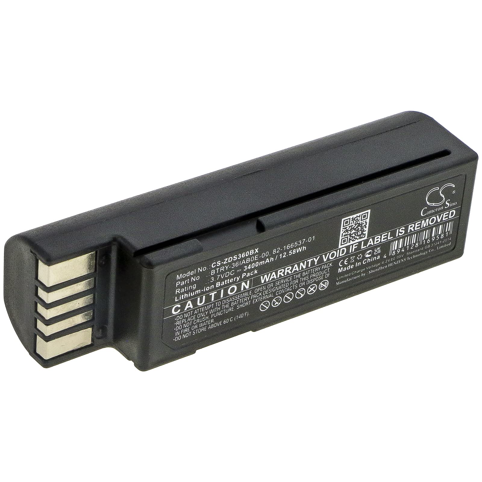 SOLAF 3.7V Compatible with Battery for Zebra 82-166537-01, BTRY-36IAB0E-00 DS3600, DS3678, EVM, LI3600, LI3678, LS3600, LS3678