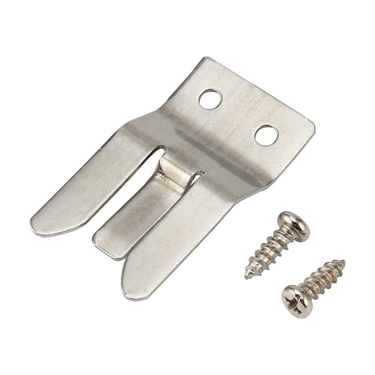 Metal Mic Holder Metal Mic Holder/Clip - Screw in for Cb/Ham Radio - Workman Mh2 - Silver