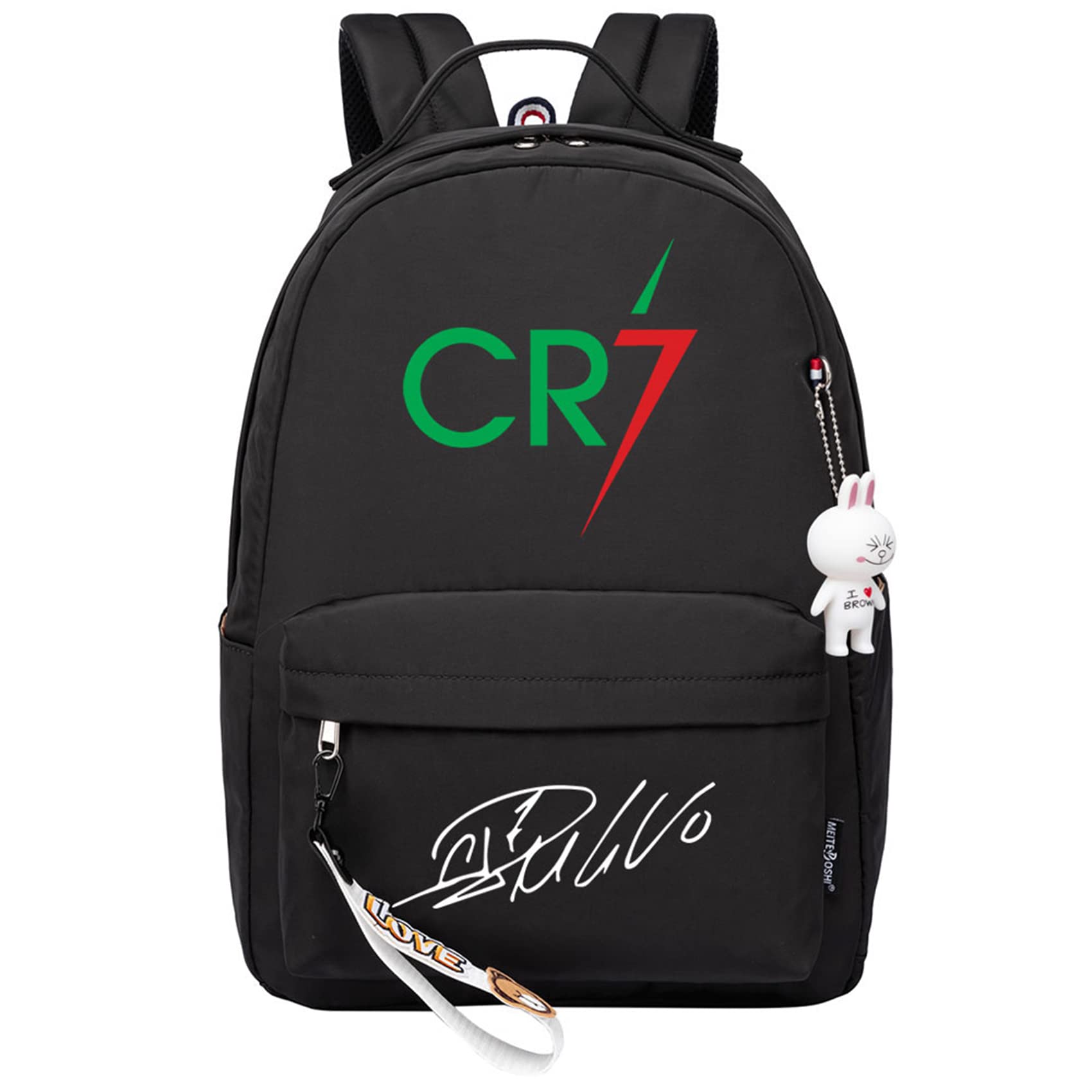 LanboQ Teens Lightweight Student Bookbag Novelty Graphic Knapsack Casual Wear Resistant Travel Daypacks for Hiking,Outdoors