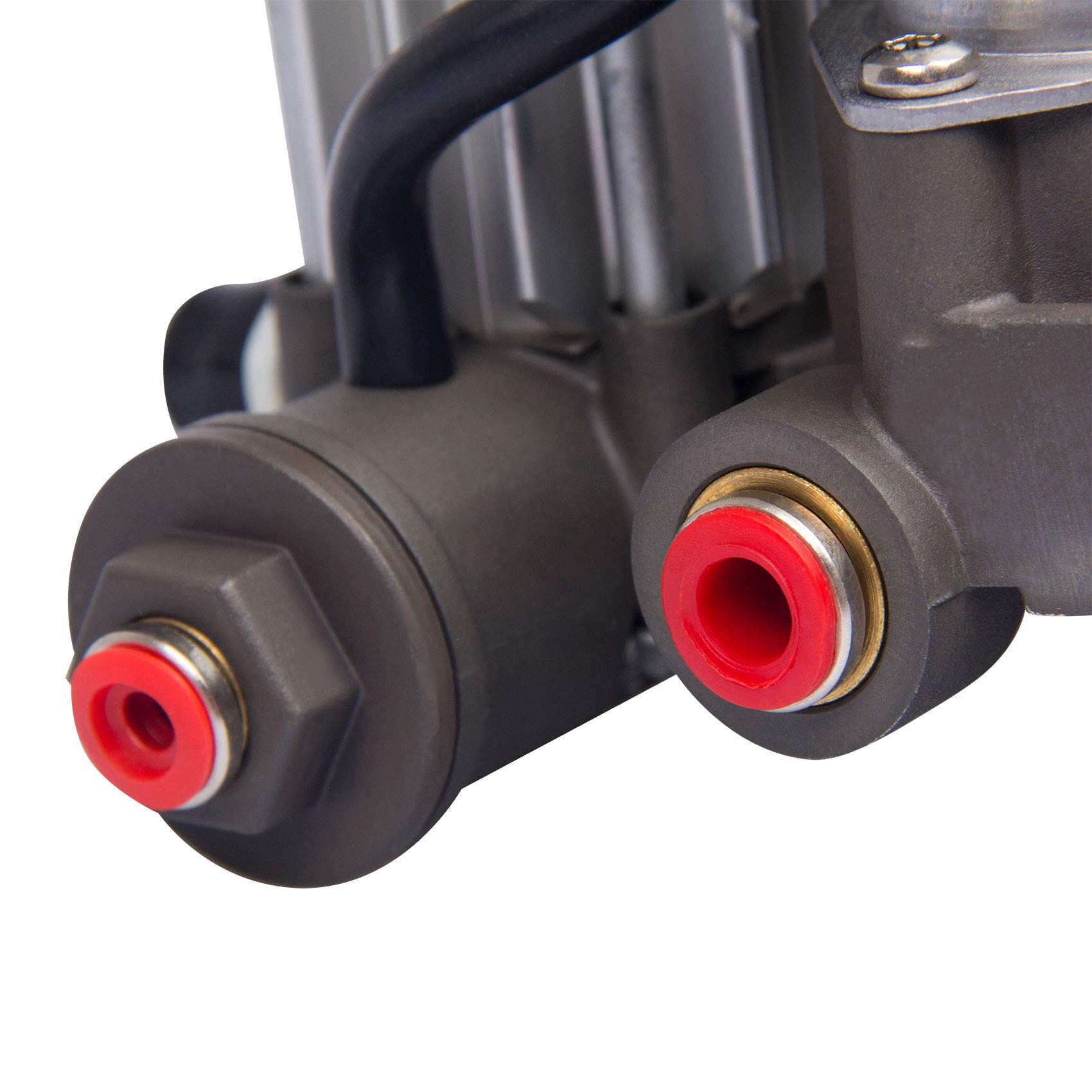 LR023964 Air Suspension Compressor Pump Compatible with Land Rover LR3 LR4 Range Rover Sport for Hitachi 6 Pins LR015303