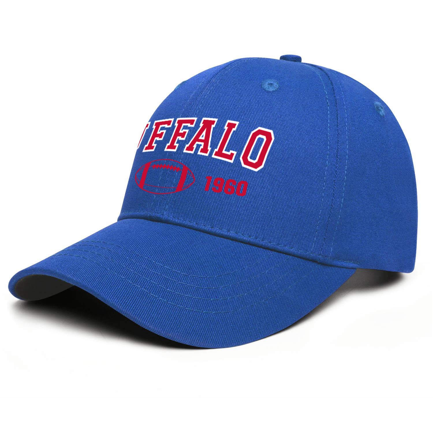 Mens Womens Buffalo Classic Baseball Cap Blue Cotton Trucker Dad Hat