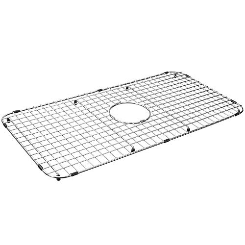 Serene Valley Sink Bottom Grid 29-1/16" X 13-15/16", Centered Drain with Corner Radius 2", NDG2914C