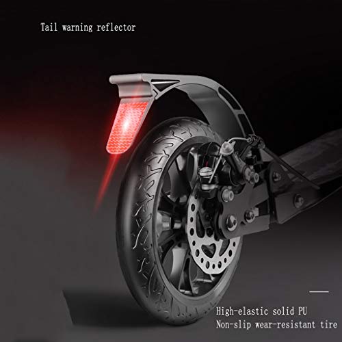 Kick Scooter, Scooter, Foldable Adult Youth Two-Wheeled Scooter, 2 20CM PU Wheels, Comfortable Double Shock-Absorbing Safety Double Brake (Non-Electric)