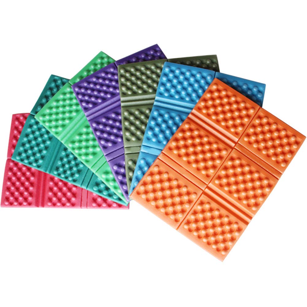 Jiecikou Portable Lightweight Waterproof Folding Mat, Foldable Foam Sitting Pad for Outdoor Activities, Kneeling and Seat Cushion Chair Picnic Mat Army Green