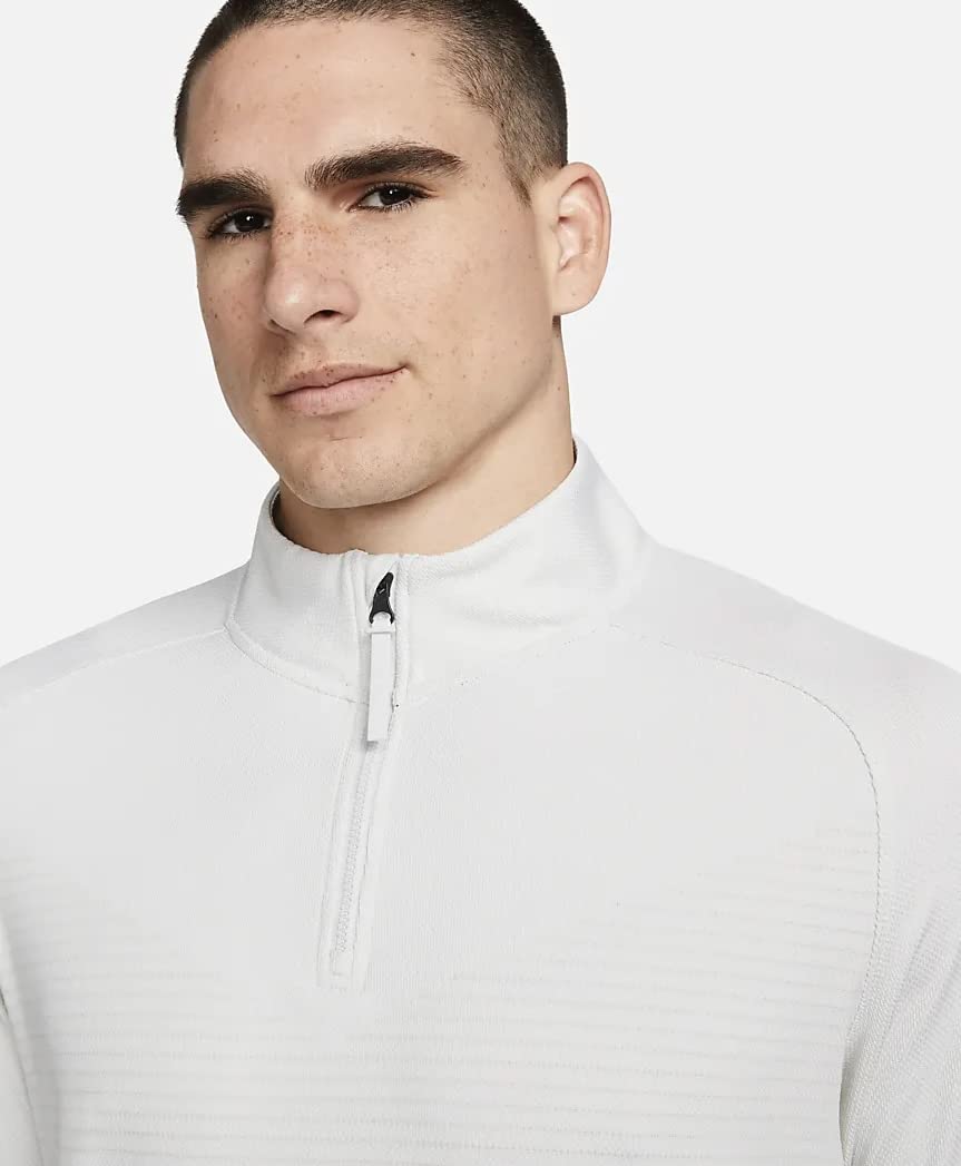 Nike Dri-FIT ADV Vapor Men's Quarter-Zip Golf Top Sweatshirt (as1, Alpha, l, Regular, Regular, White/Photon Dust/Black)