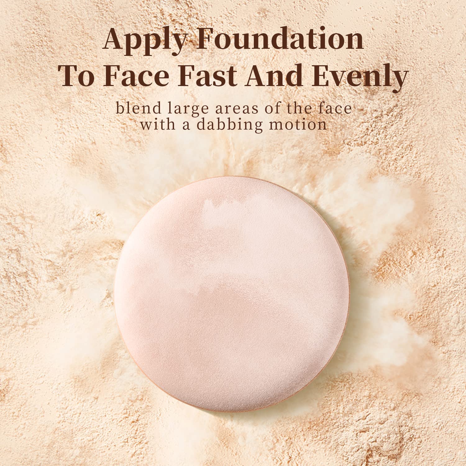 MOHOPE Beauty Blender for Foundation Reusable Makeup Sponge Multi Use, Dry & Wet Use for Powder Cream or Liquid, 3 Sponges with 1 Holder Case
