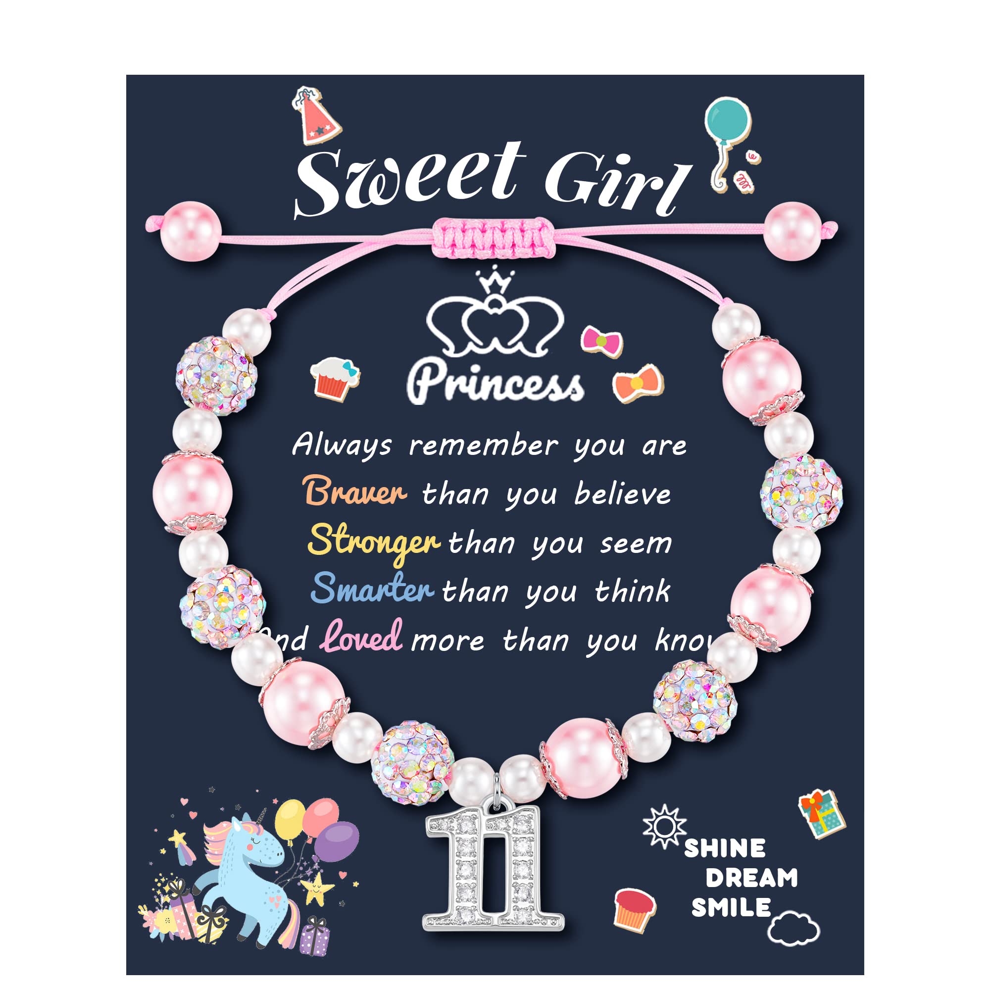 LAVEIR 11 Year Old Girl Gift Ideas, Niece Daughter Granddaughter Gifts for 11 Year Old Girls Birthday Bracelet Gift Idea Stuff from Aunt Mom Grandma