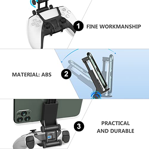 SOLUSTRE Stand Game with Foldable Compatible Gamepad Conter Adjustable Holder Mount Smartphone Ps Phone Bracket Mounted Storage Adjustable Phone Adjustable Phone Stand