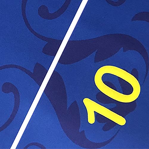Poker tableclothFoldable Poker Card Tabletop Layout Portable Anti-Slip Rubber Board Game Mat Poker Felt Table Cover (Color:B)