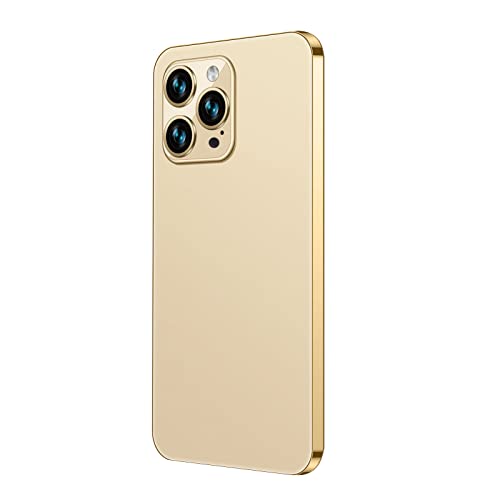 LANTRO JS Gold 6.1in Smartphone with 4GB RAM, 64GB ROM, 4000mAh Battery, Face Recognition, Android 11, and 4G Network, Compatible with EU Plug, ABS Glass Material