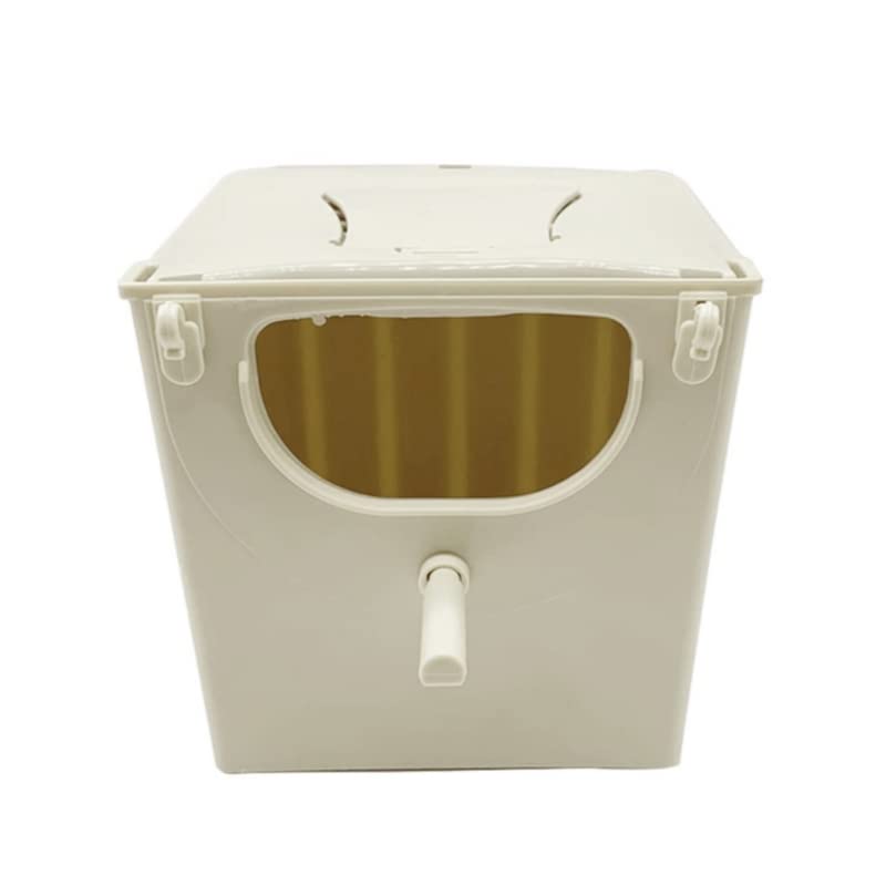 Thereisno Parrot Breeding BoxHanging Bird Nest Bird Cage Plastic House Mating Boxfor Lovebird Parakeet Cockatiel Budgie Conure Hanging Birds Nest