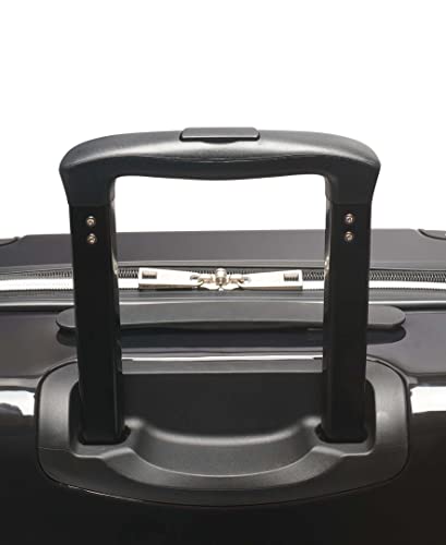 Karl Lagerfeld Paris Flowers 25" Upright Luggage, Black