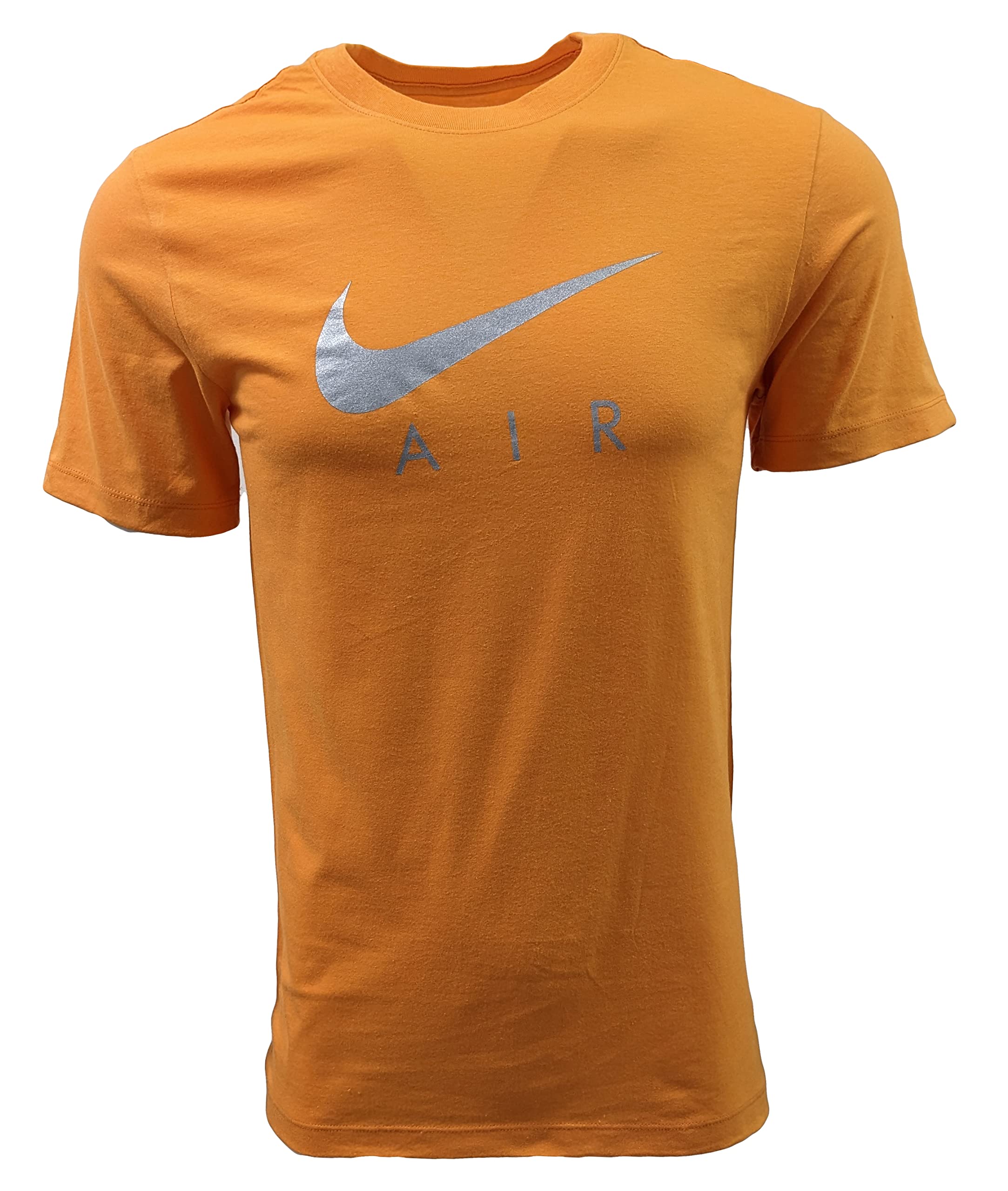 Nike Men's Swoosh Air Crewneck T-Shirt (Medium, Navy/Silver)