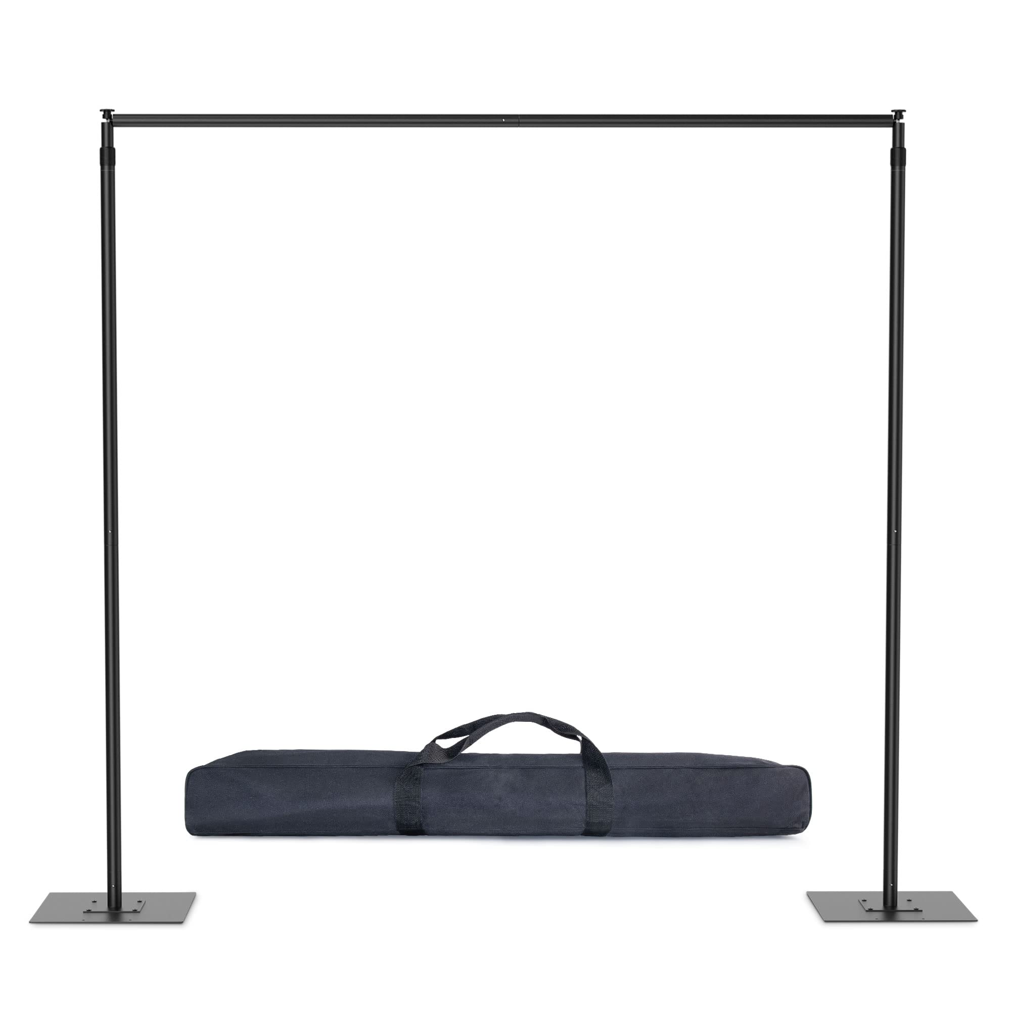Lonseng Backdrop Stand Heavy Duty, Pipe and Drape Backdrop Stand Kit, 10ft x 10ft Wedding Backdrop Stand, Adjustable Backdrop Stand, Background Backdrop Stand for Wedding Party Events Photo Booth