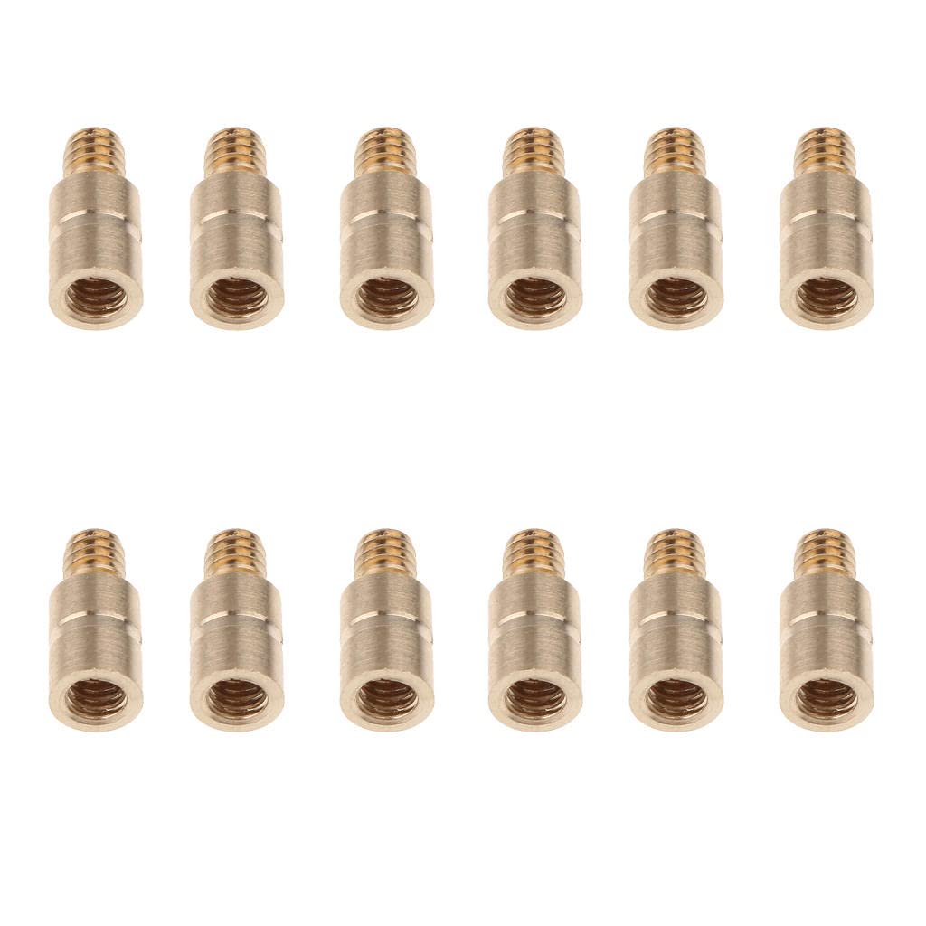 LEIPUPA 48 Pieces 25 Grain Brass Weight Screw Point Inserts Accessory