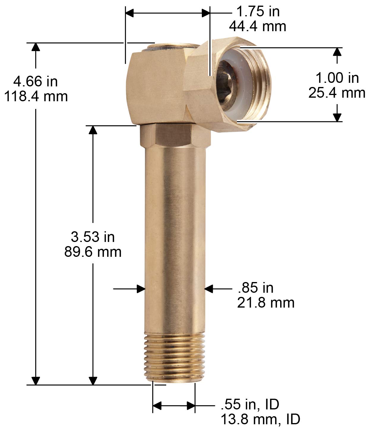 Liberty Garden 4007 Brass Replacement Part Swivel