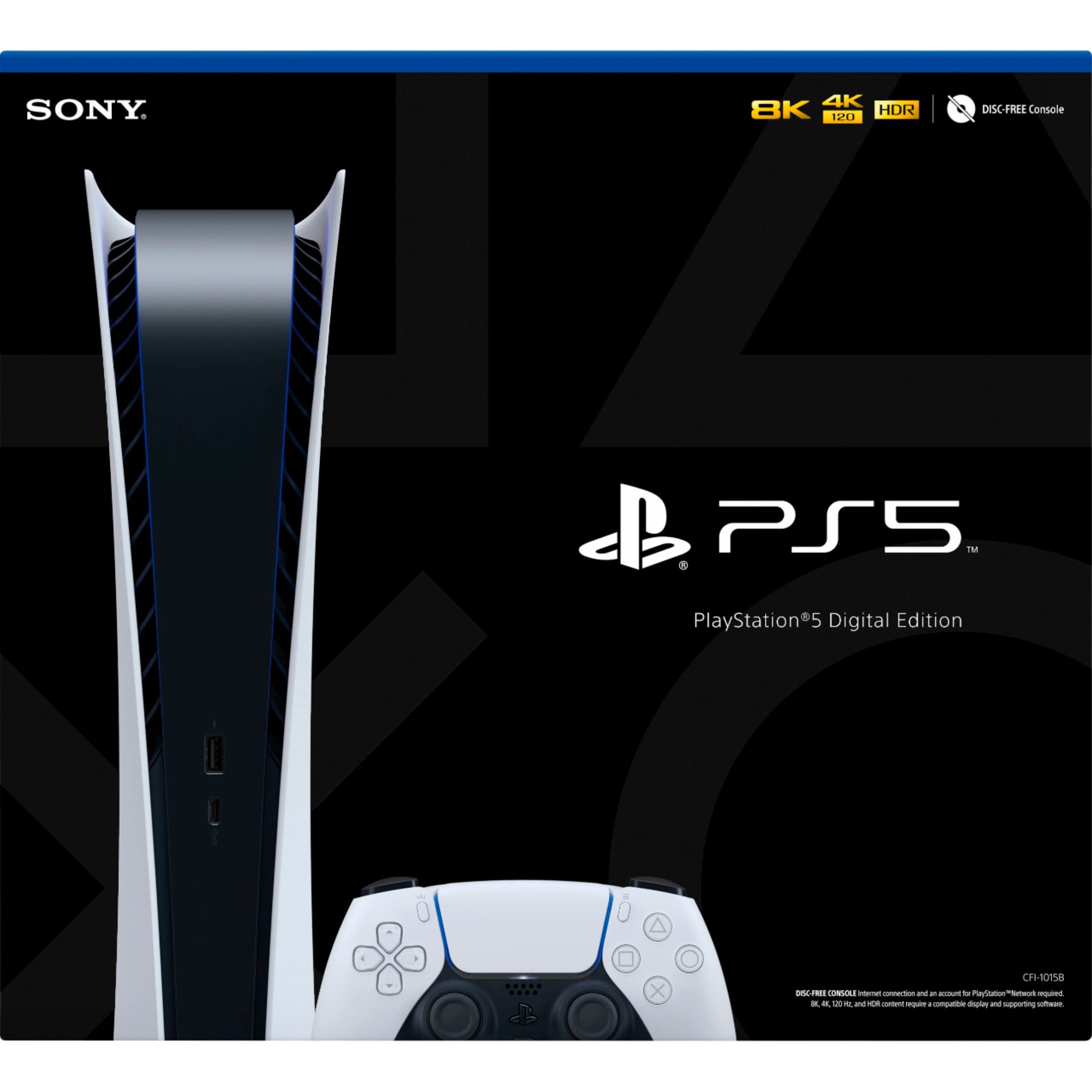 Sony PlayStation 5 PS5 Digital Edition Console