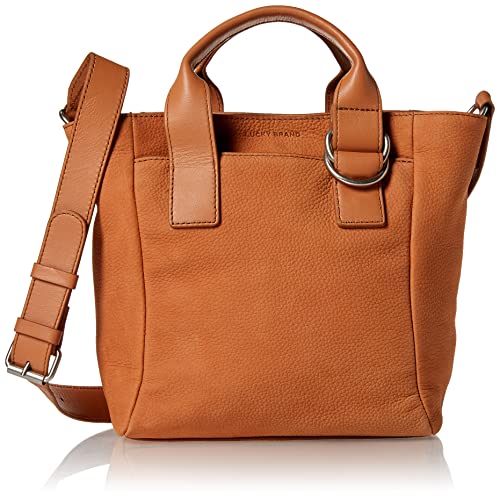 Lucky Hahn Mini Tote, Cognac Brown