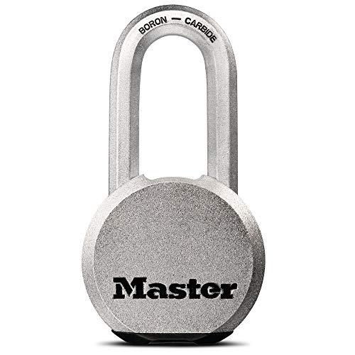 Master Lock Magnum Heavy Duty Solid Steel Padlock with Key, Silver, âM930XKADLH