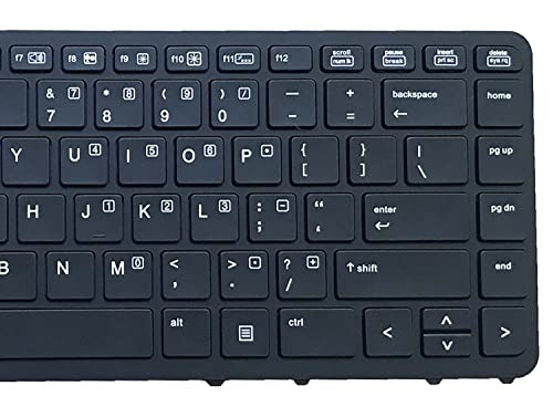 Laptop Replacement Keyboard with Backlight for HP EliteBook 840 G1 G2 850 G1 G2 745 G1 G2 HP ZBook 14 Series US Layout
