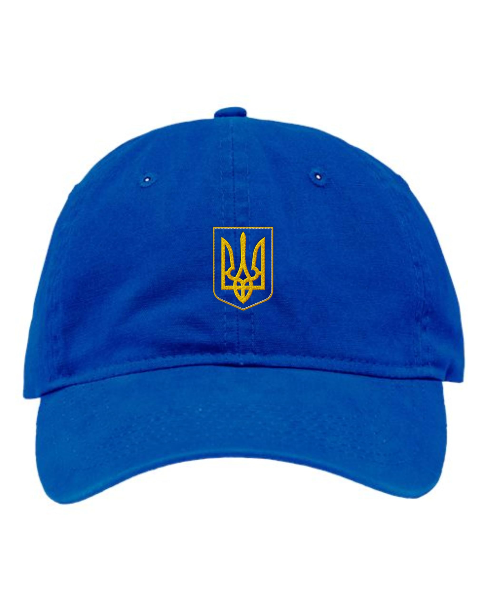One Size Royal Deluxe Dad Ukraine Coat of Arms | Embroidery, Ukrainian Pride Embroidered Deluxe Dad Hat