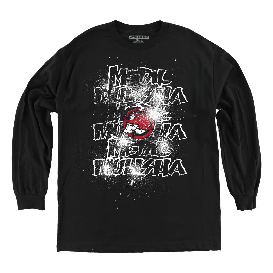 Metal Mulisha Mens Target Practice Long Sleeve T-Shirt, Black, 2X-Large