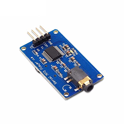 YX5300 UART TTL Serial Control MP3 Music Player Module Support MP3/WAV Micro SD/SDHC Card for Arduino/AVR/ARM/PIC 3.2-5.2V DC