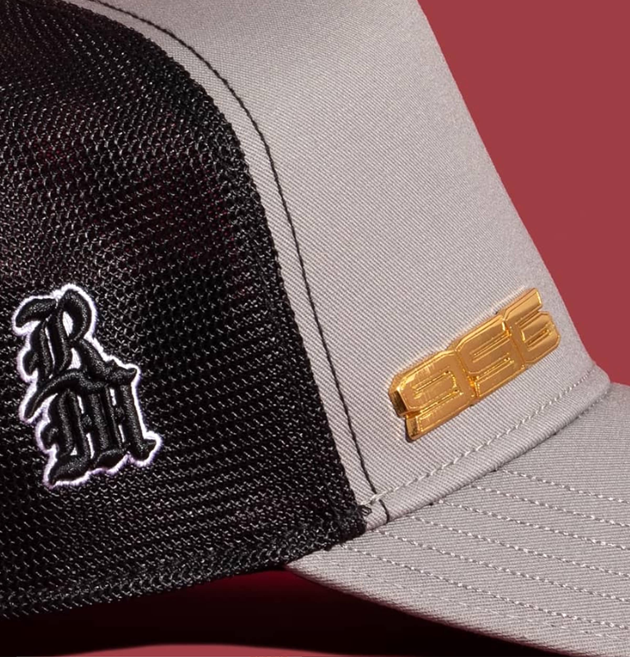 Red Monkey Rooster Grey 956 Edition RM1405 Limited Edition Fashion Unisex Mesh Trucker Snapback Hat Cap