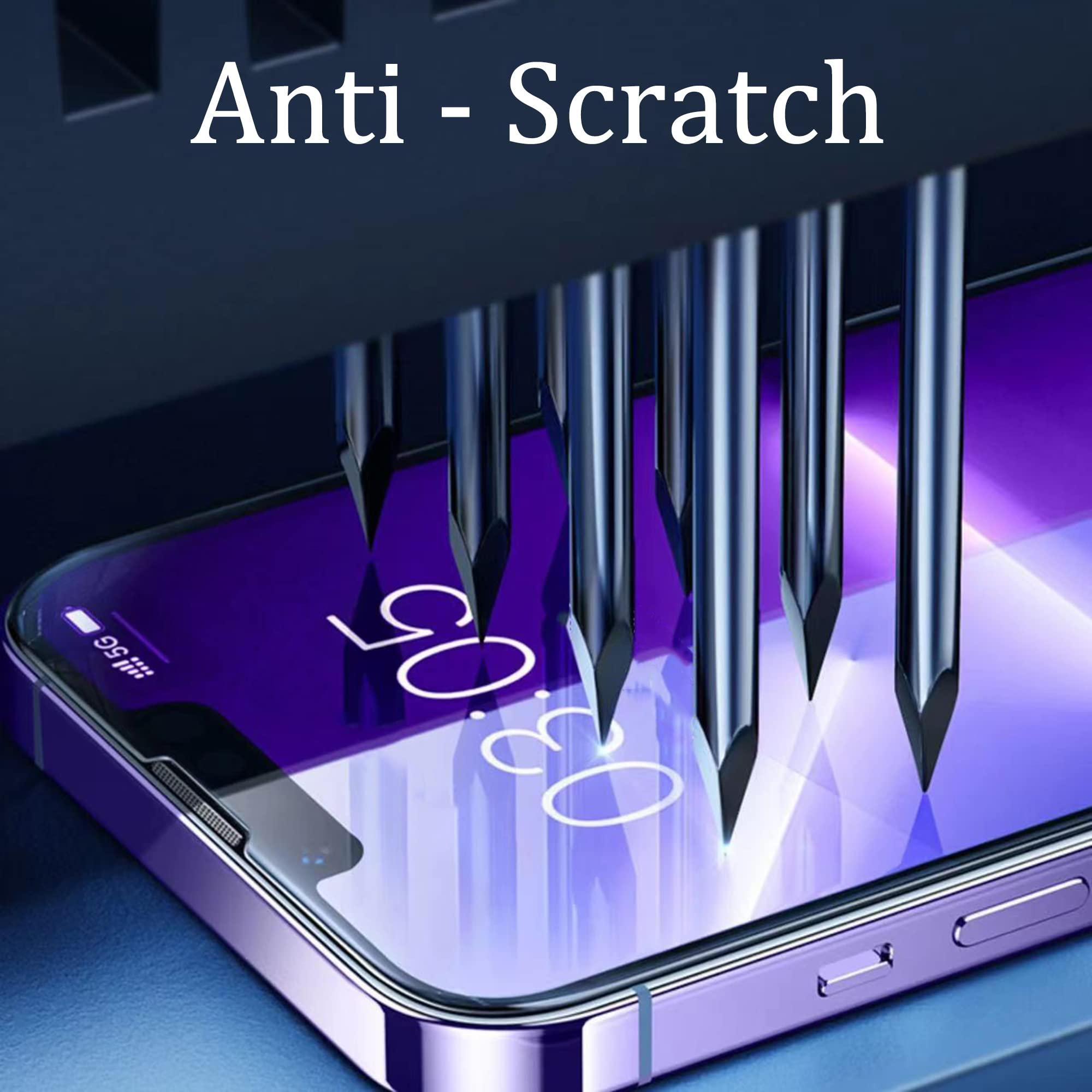 Ivachell 2 Pack compatible with iPhone 14 Plus and compatible with iPhone 13 Pro Max screen protector Mirror tempered glass Mirrored Effect film Full Coverage Anti-Scratch Bubble Free HD (6.7 inch)