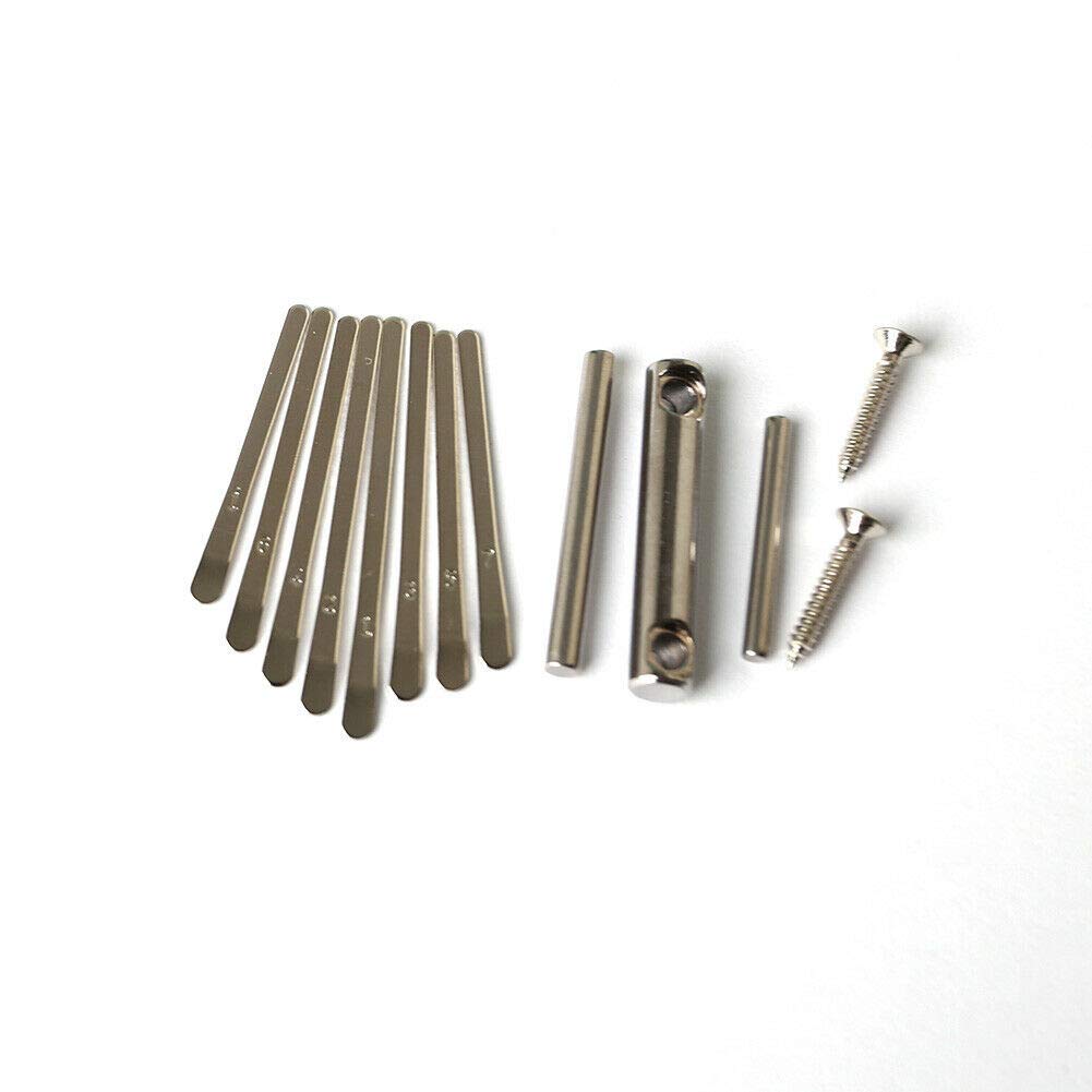 Kalimba 8 Key DIY Finger Manganese Steel Musical Luthier Tool Gift Beginners Keyboard Instrument Accessories Bridge Saddle Mini Portable Home Thumb Piano Marimba