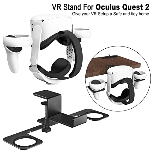 Pockety VR Desktop Mount Stand,Under Desk Holder for/Quest/Rift S, Reverb G2,Valve,Vive Pro