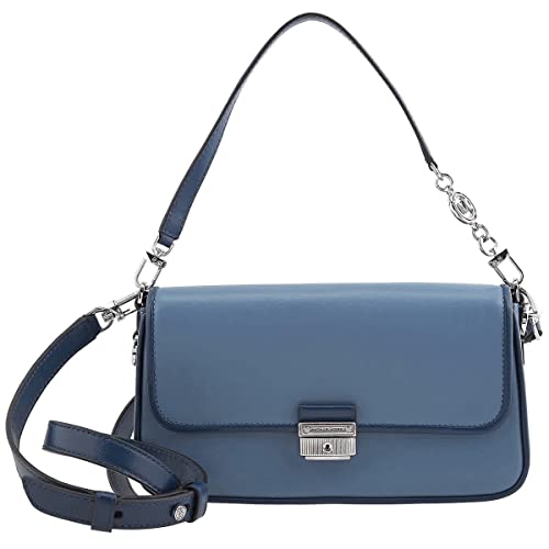 Michael Kors Ladies Bradshaw Small Two-Tone Leather Convertible Shoulder Bag