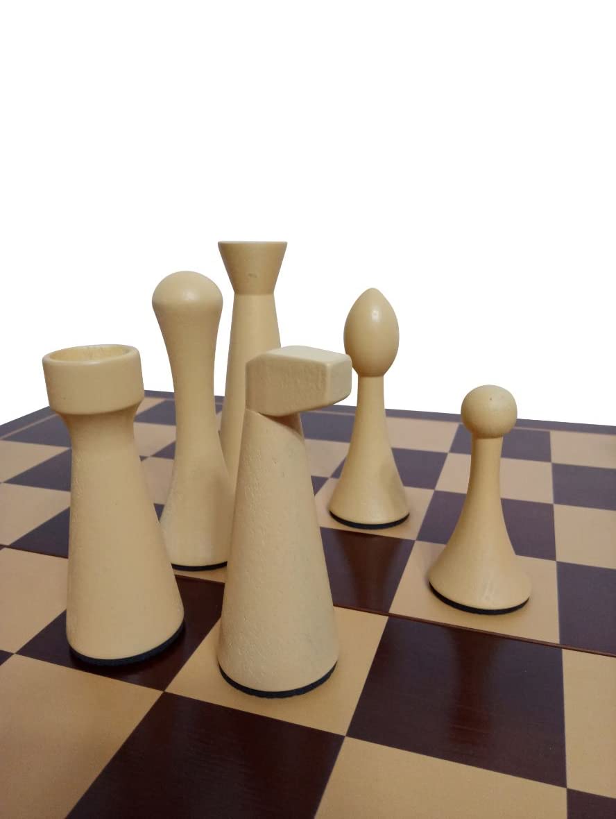 STARPPLE Weighty & Durable 21 inch Real Wooden Chess Set. Luxurious Handmade Chess Board Game Sets with Storage for 5.3β Heavy & Designed 34 Wooden Large Pieces Including 2 More Queens. (Designed)